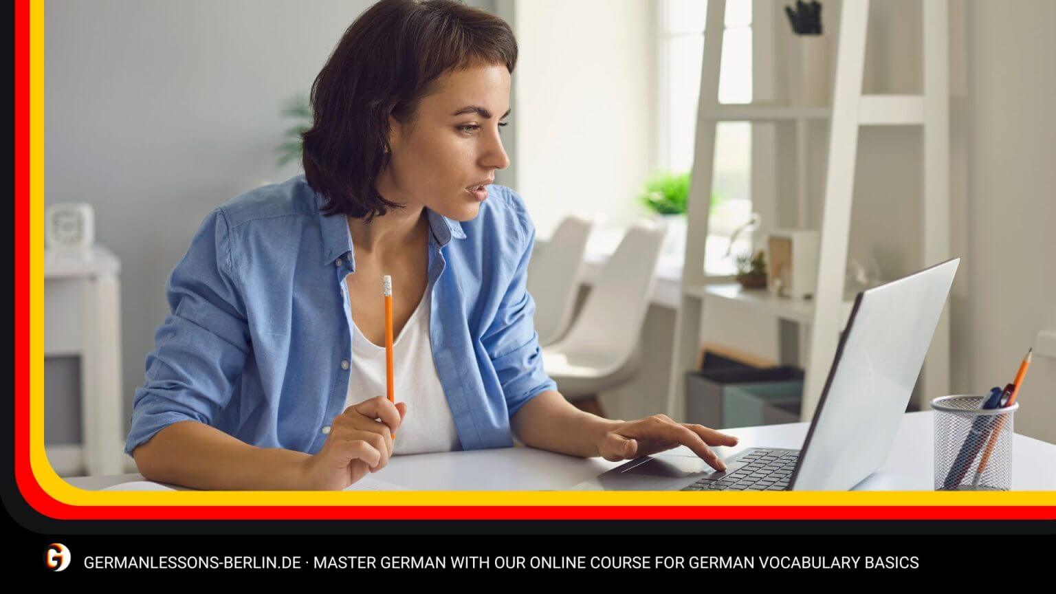 Master Basic German Vocabulary With Pronunciation Guide